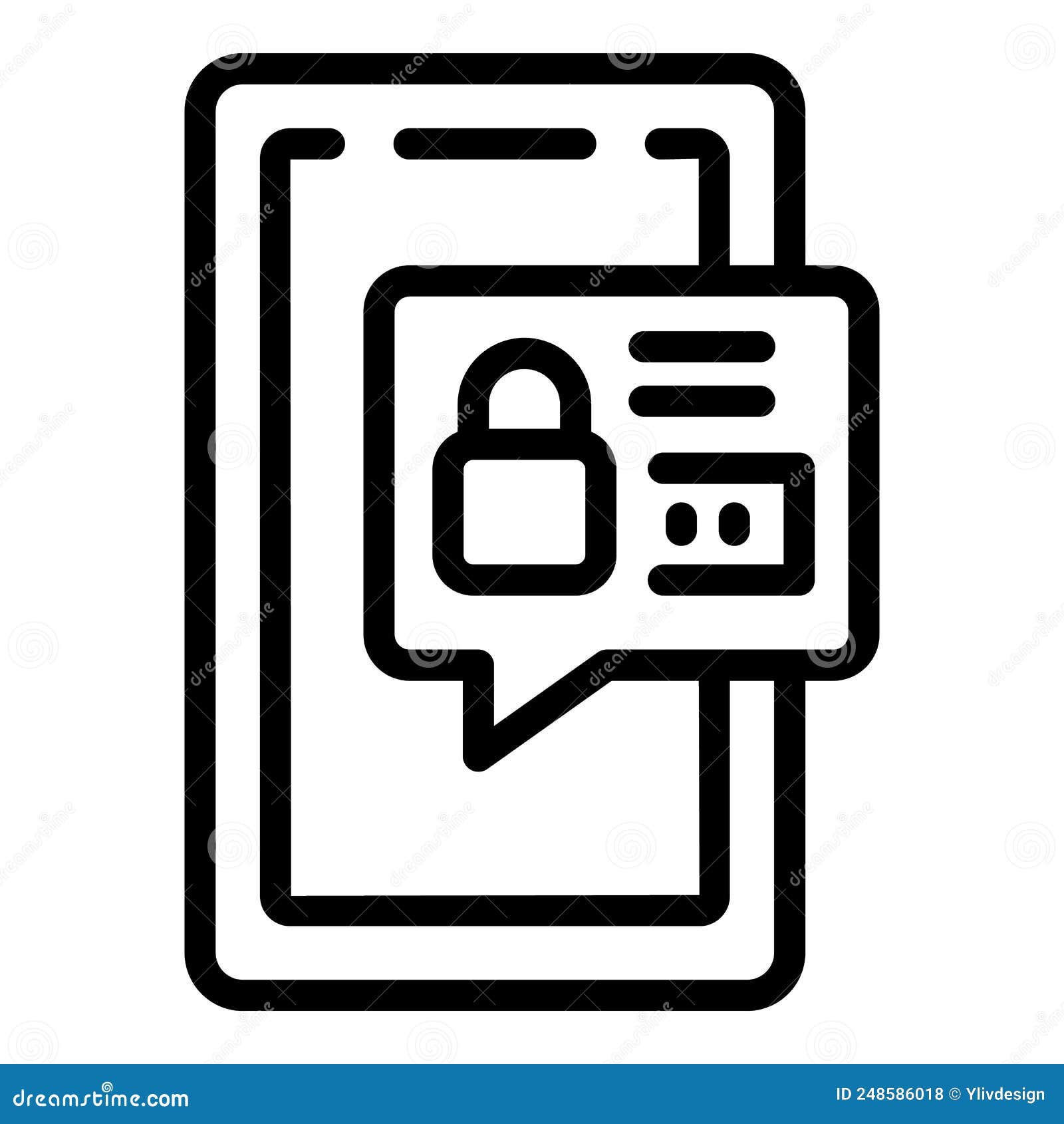 Web Online Registration Icon Outline Vector. Register Form Stock Vector ...