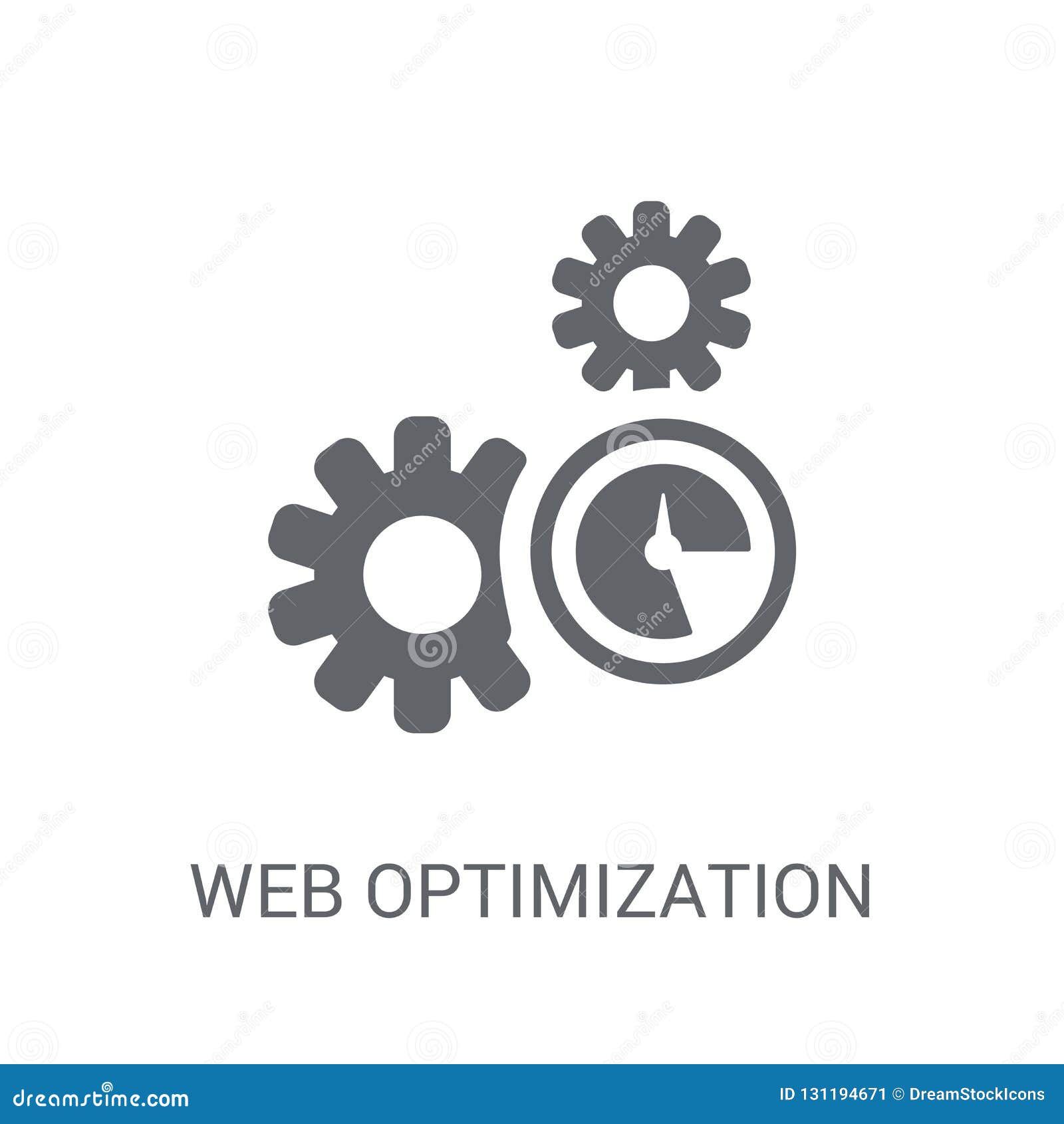 Web Optimization Icon. Trendy Web Optimization Logo Concept on W Stock ...