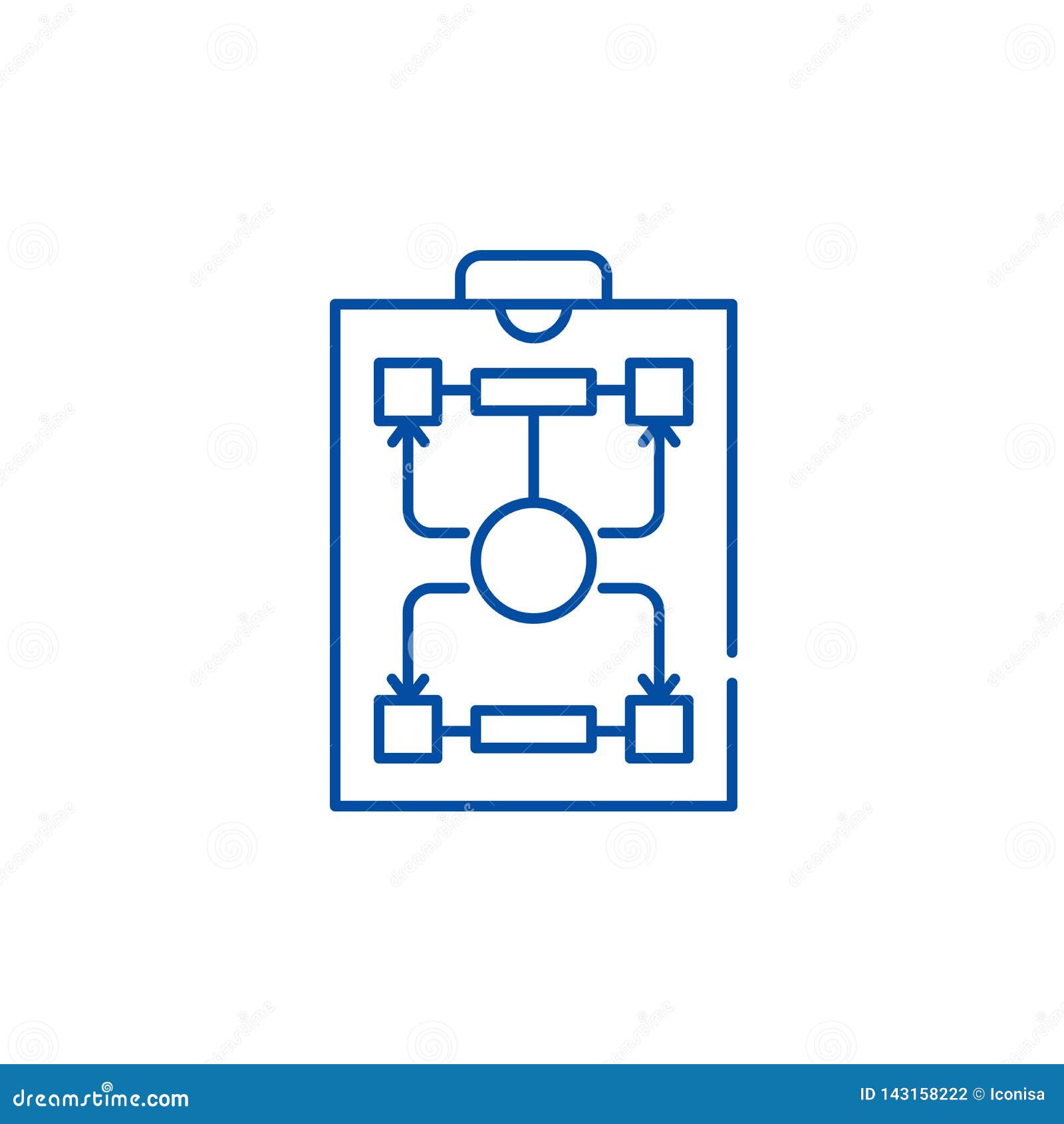 Organizational Structure Line Icon Concept. Organizational Structure ... Organizational Structure Line Icon Concept. Organizational Structure ...