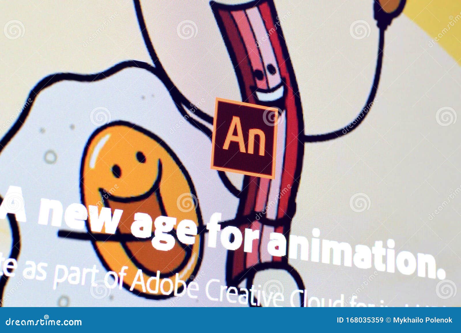 Adobe-animate_1 On Paper Texture Editorial Photo | CartoonDealer.com ...