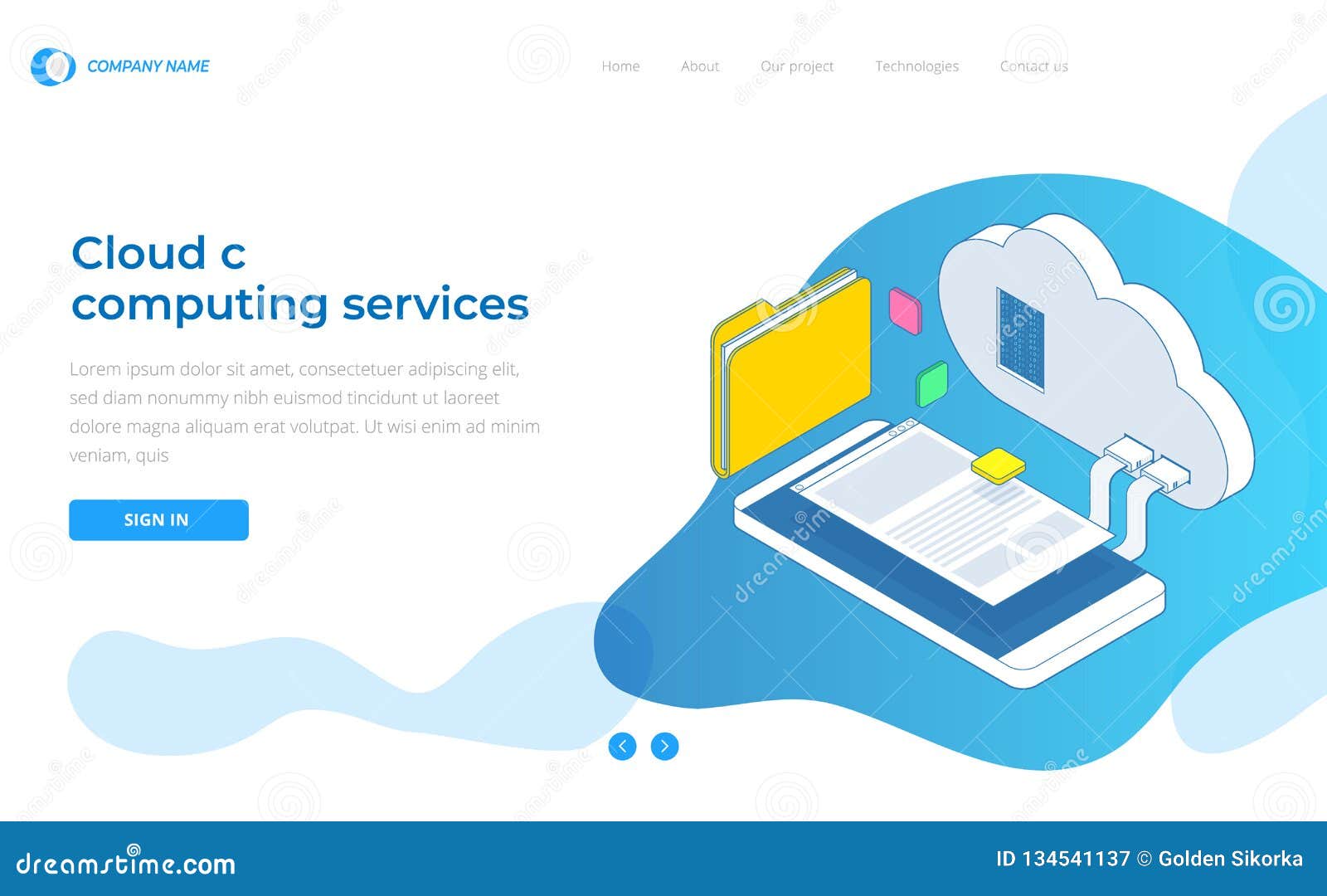 Web Page Design Templates Cloud Computing Concept. Isometric Cloud ... Web Page Design Templates Cloud Computing Concept. Isometric Cloud ...