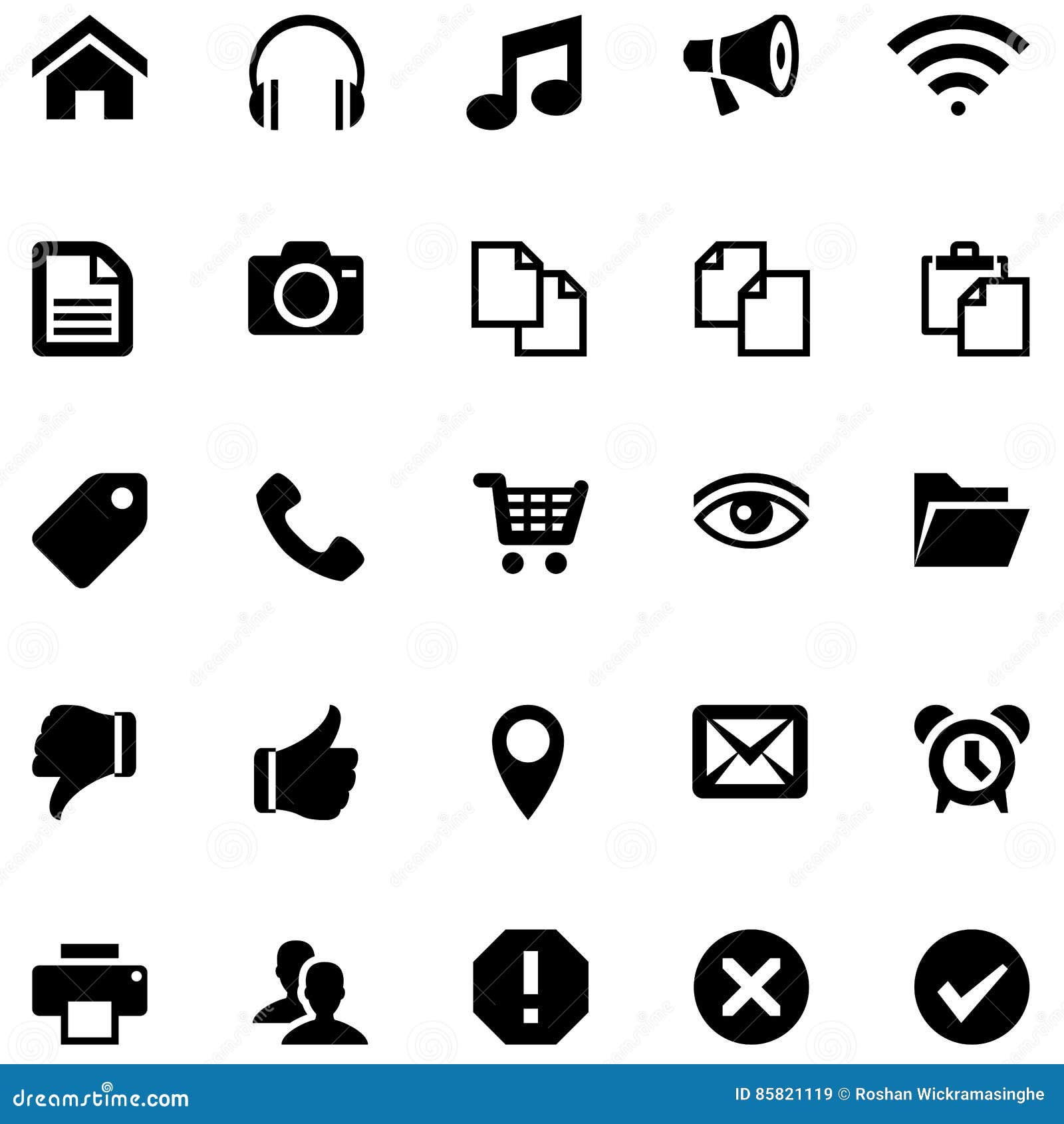 Web Page flat icons stock vector. Illustration of designer - 85821119