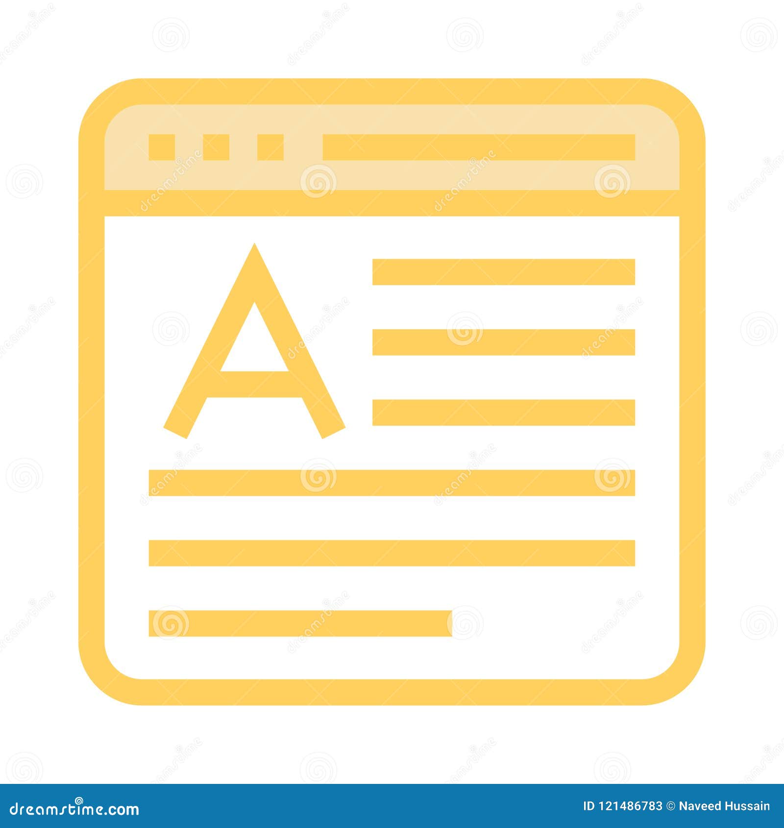 Web Page Font Color Line Icon Stock Illustration - Illustration of ...