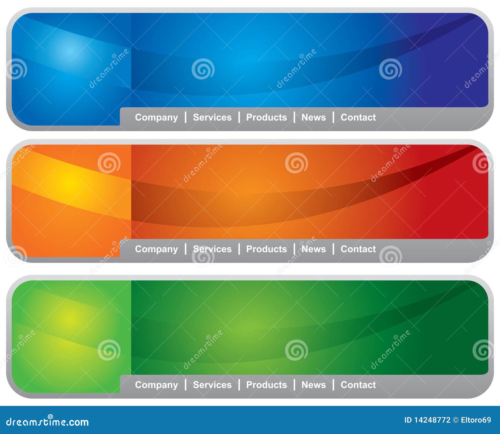 Web page header stock vector. Illustration of technology - 14248772