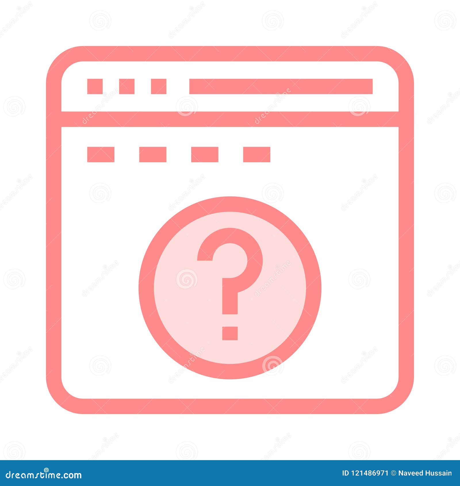 Web Page Help Color Line Icon Stock Illustration - Illustration of ...