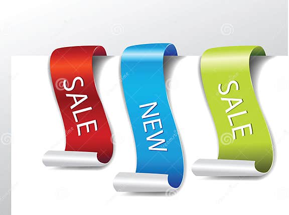 Web Page Set Sticker Designs Stock Vector - Illustration of label ...