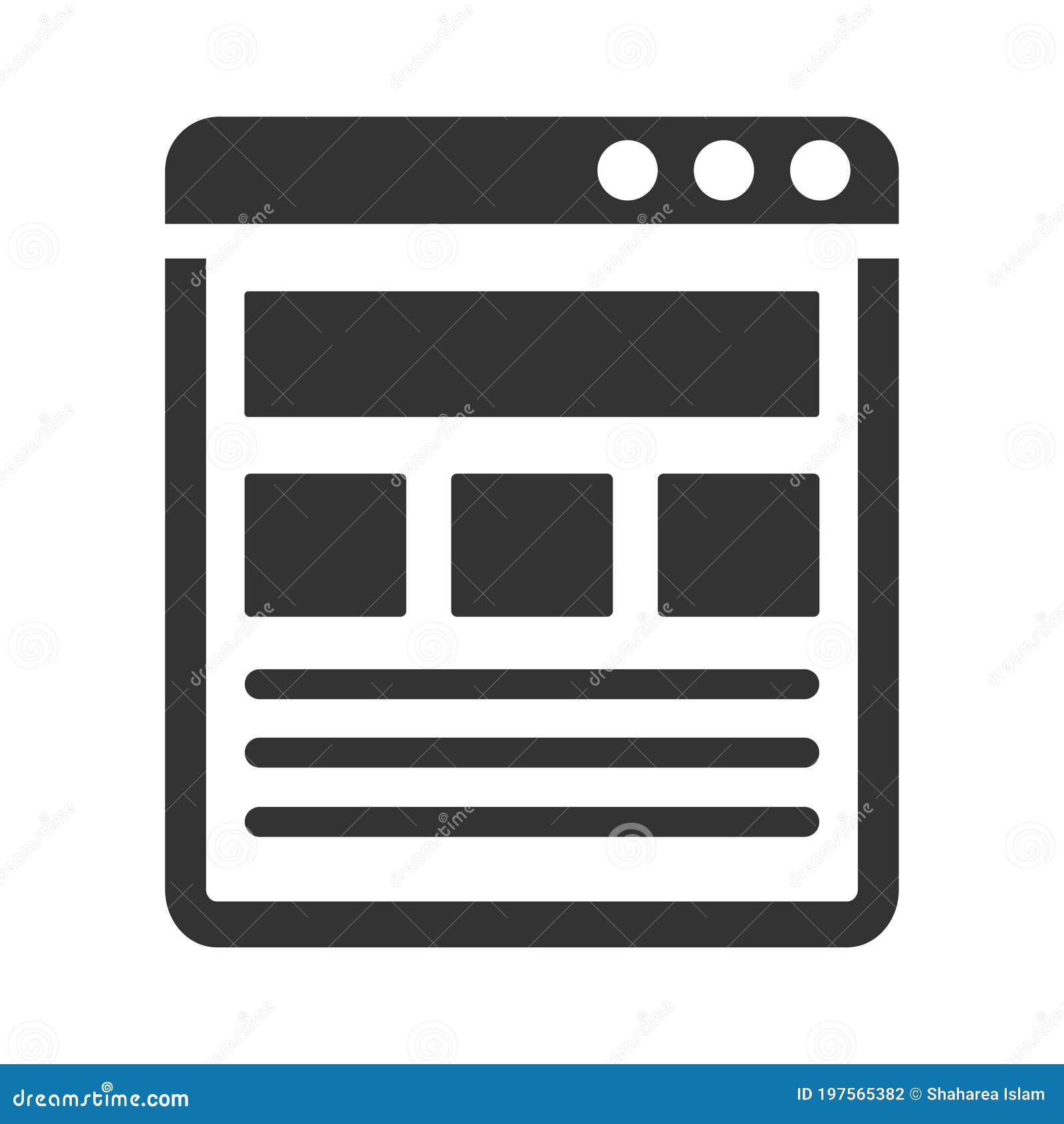 Web page speed icon stock vector. Illustration of symbol - 197565382