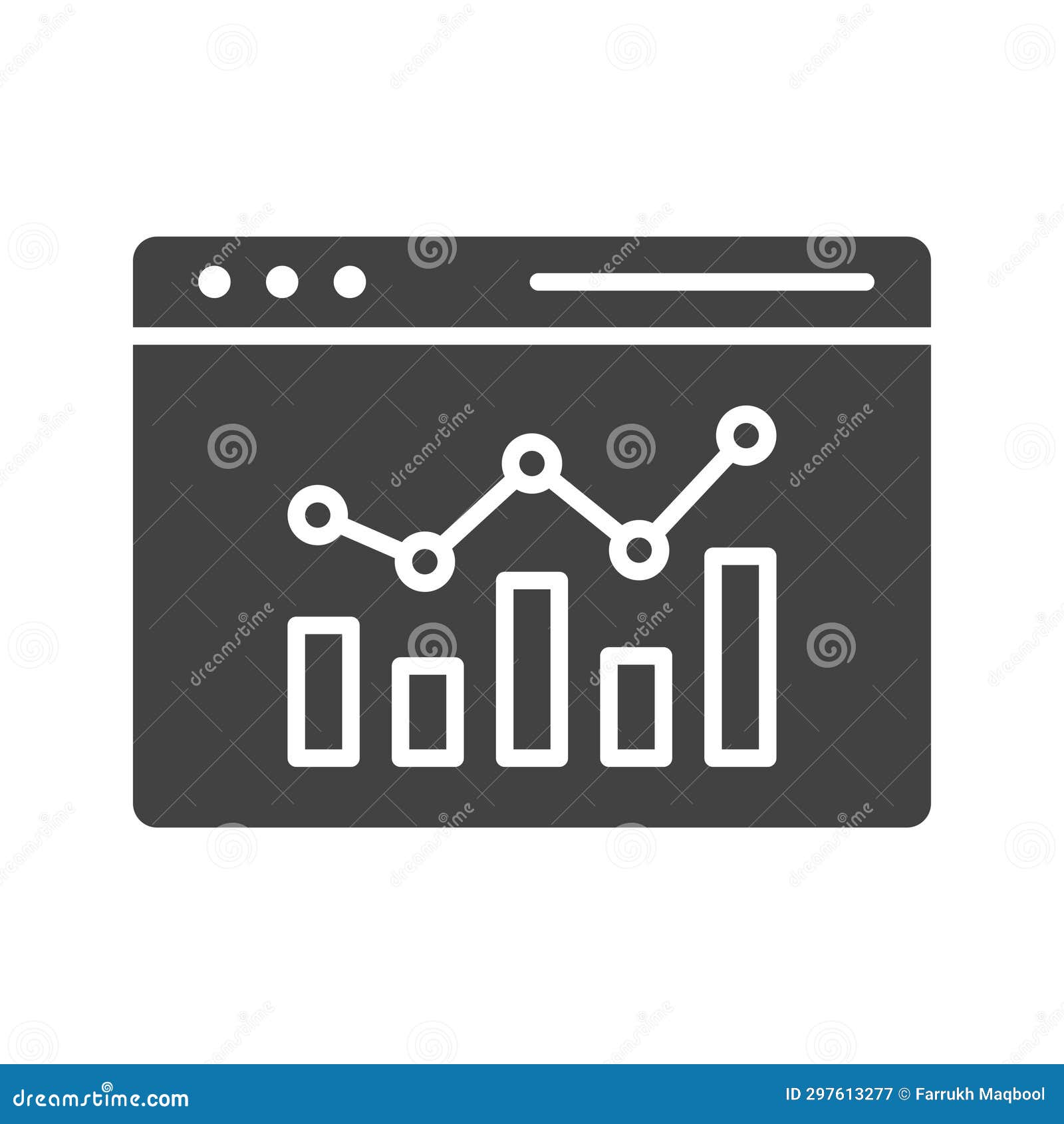 Web Page Statistics Icon Vector Image. Stock Vector - Illustration of ...