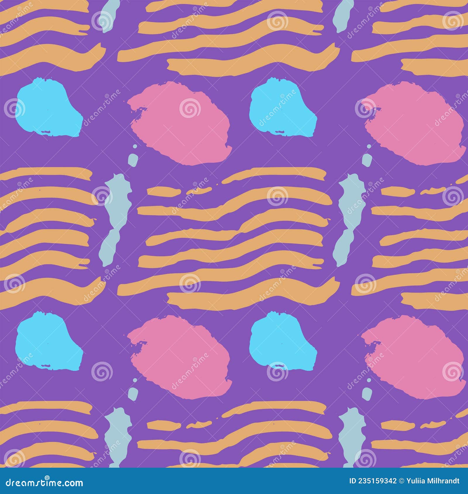 Paint Spots Seamless Pattern for Covers, Wallpapers, Textiles ...