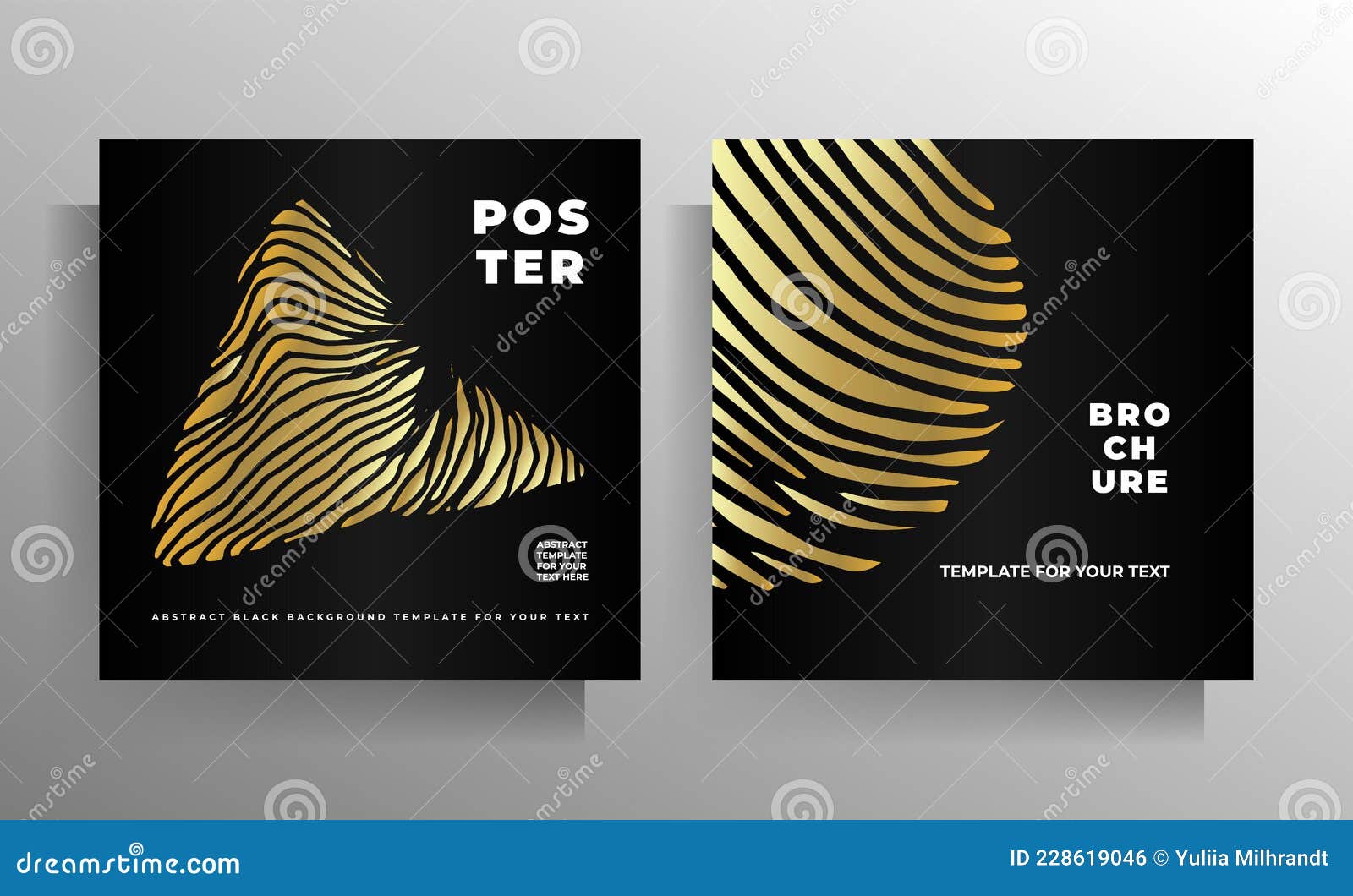 Print Cover Design Template. Stock Illustration - Illustration of ...