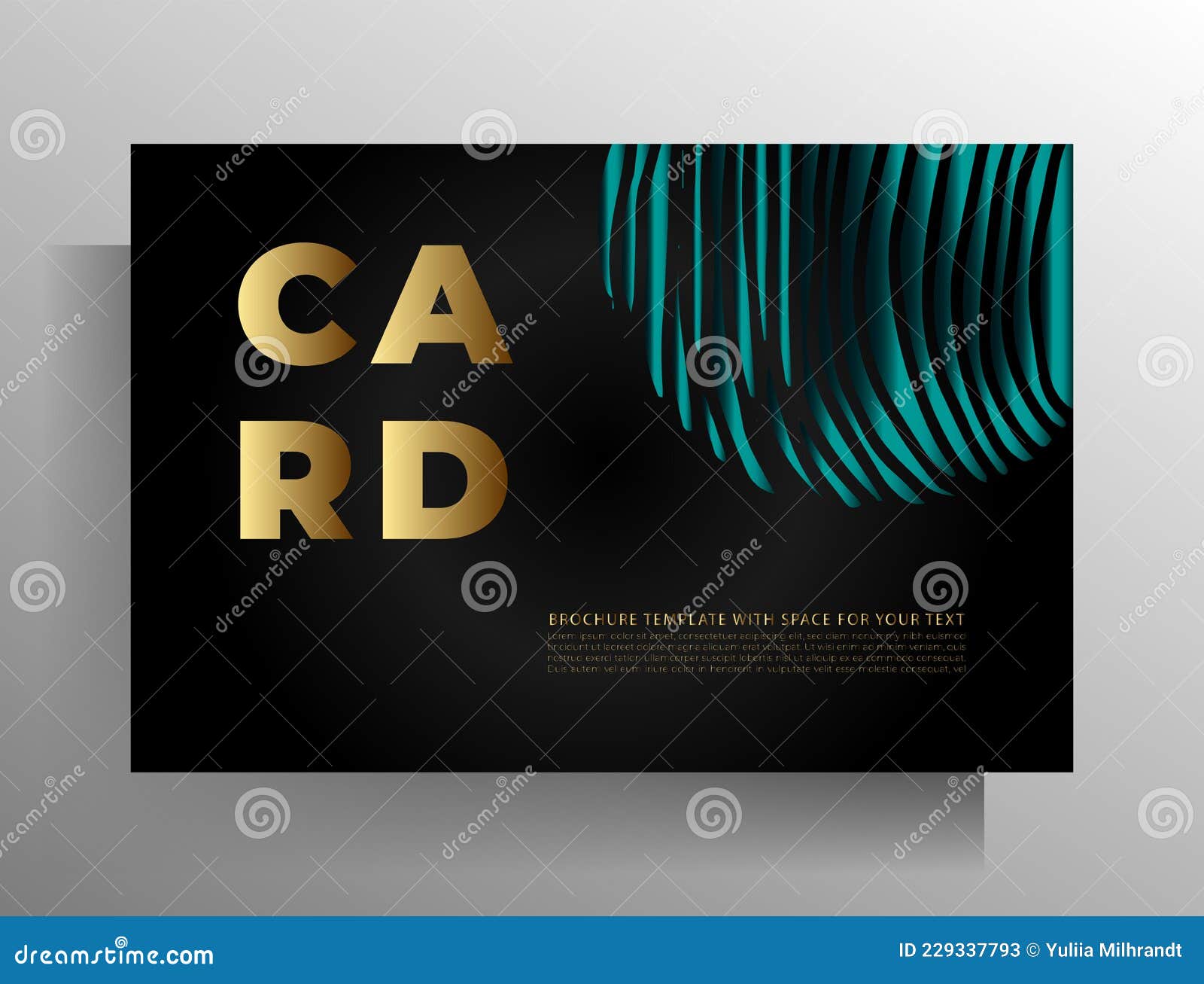 Print Cover Design Template. Stock Illustration - Illustration of ...