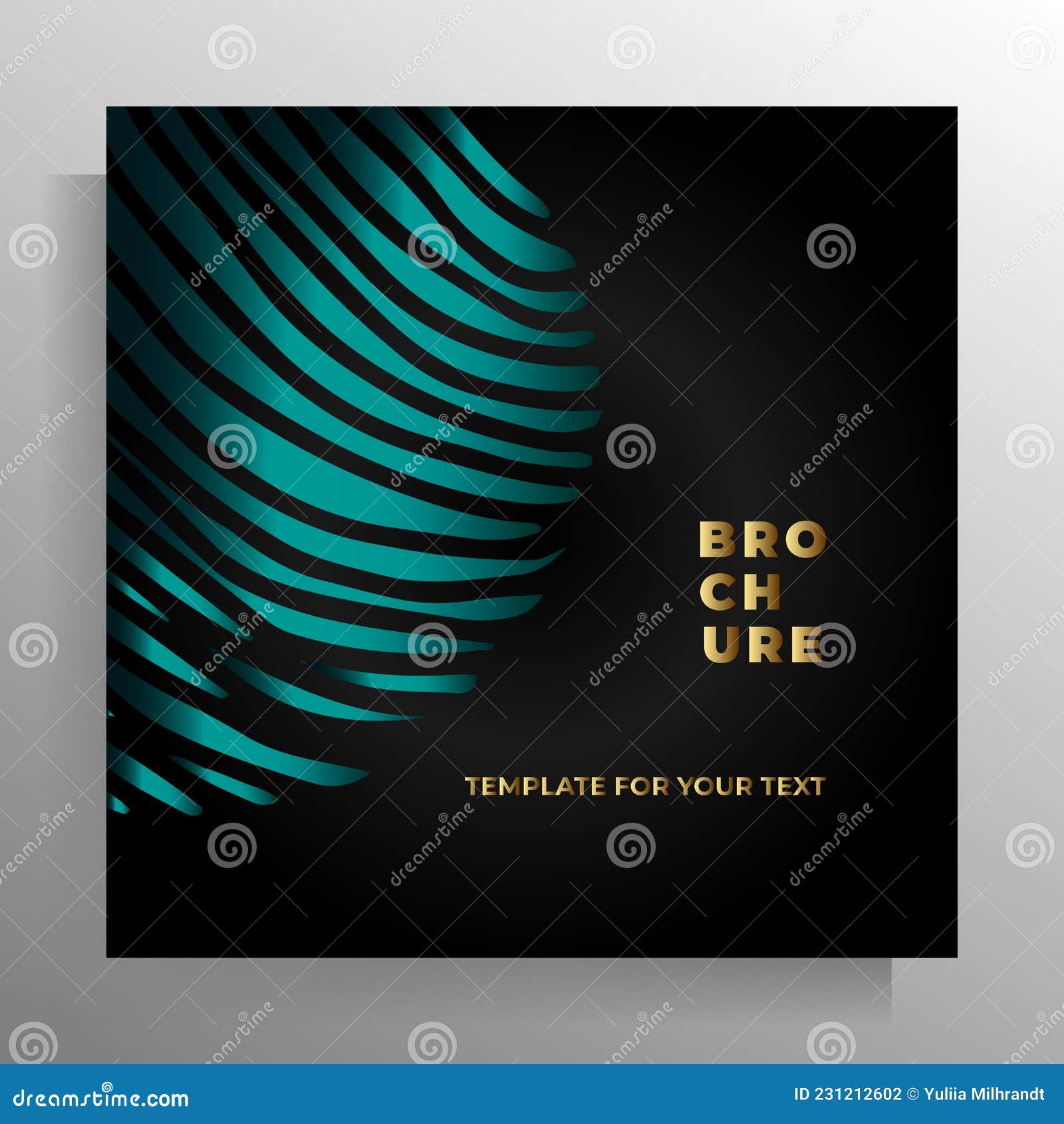 Print Cover Design Template. Stock Illustration - Illustration of card ...