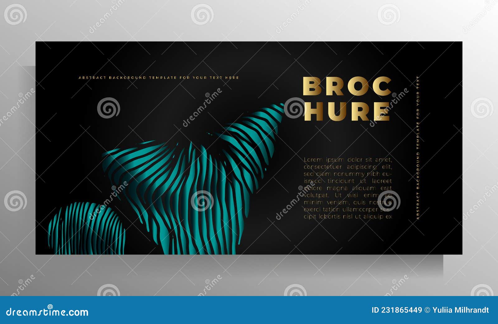 Print Cover Design Template Stock Illustration - Illustration of ...
