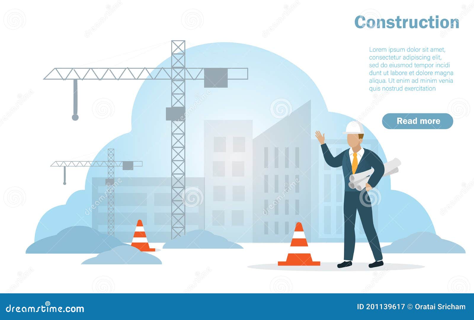 Professional Architecture or Civil Engineering Holding Blueprints at ...