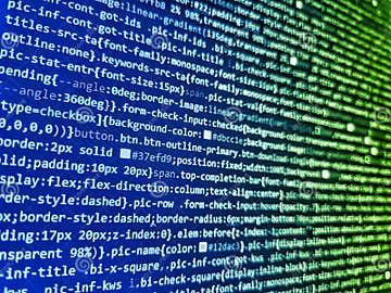 Web Programming and Bracket Technology Background. Hi-tech Modern ...