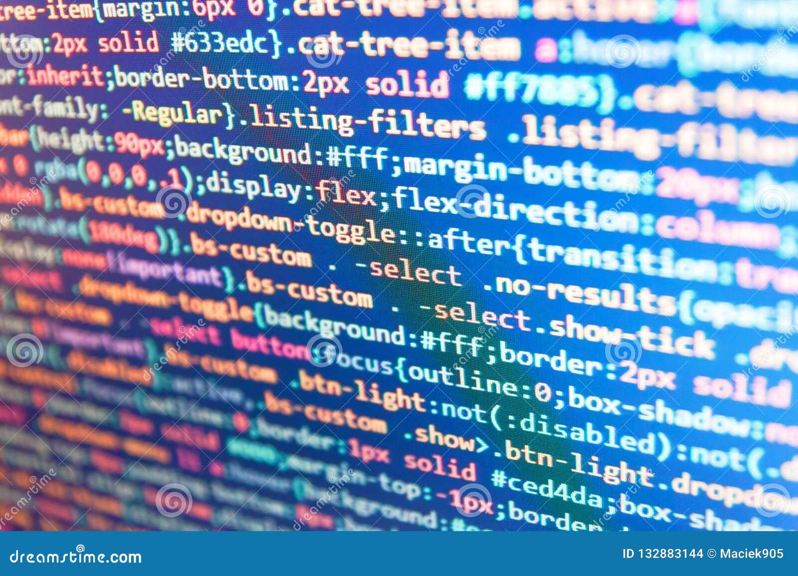 Php Language And Coding Function Developer Seo Concepts For Better Serp Abstract Source Code