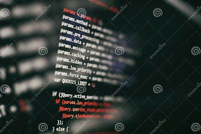Web Programming Functions on Laptop on Laptop. it Business. Python Code Computer Screen. Mobile ...