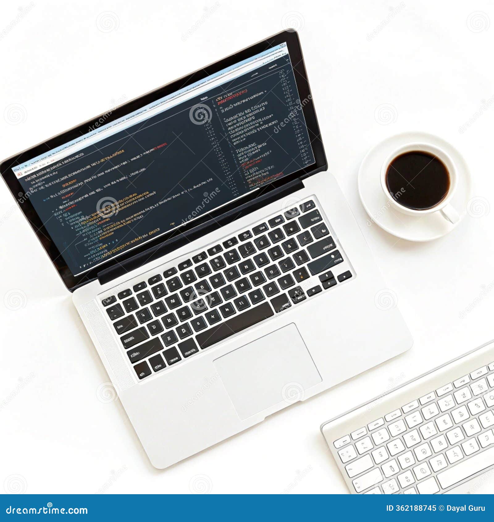 Programming. Isolated Flat Style Colored Illustration. School Lessons ...