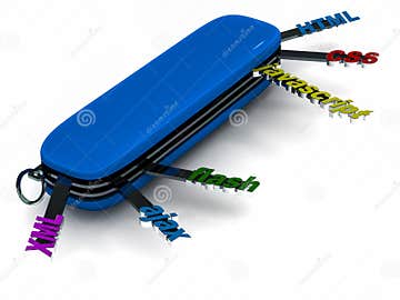 Web programming toolkit stock illustration. Illustration of program ...