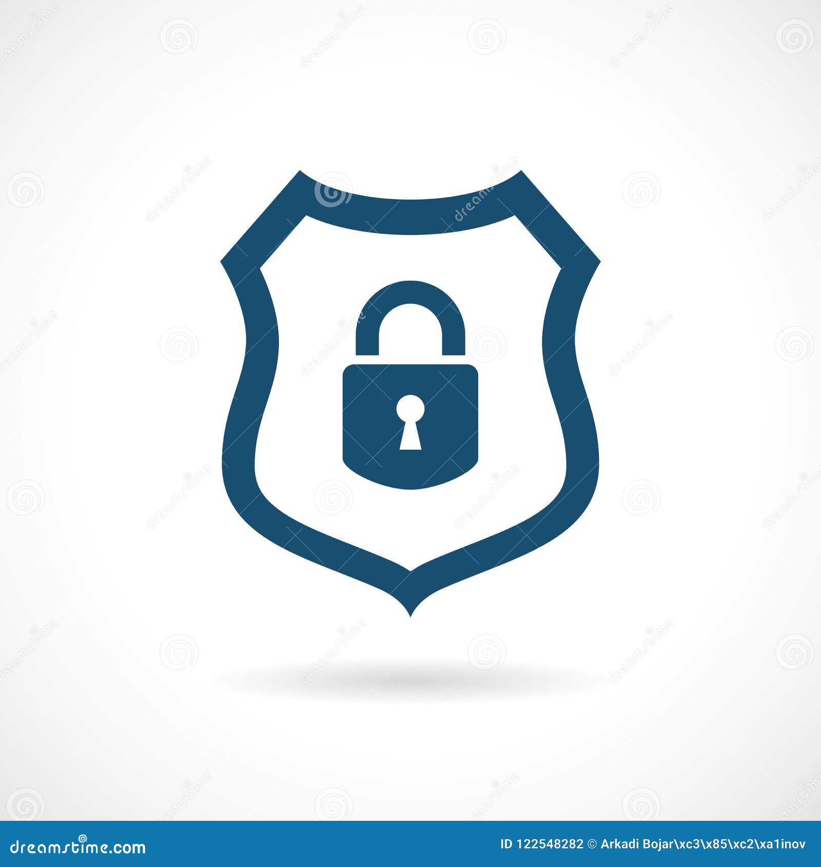 Web protection vector icon stock vector. Illustration of access - 122548282