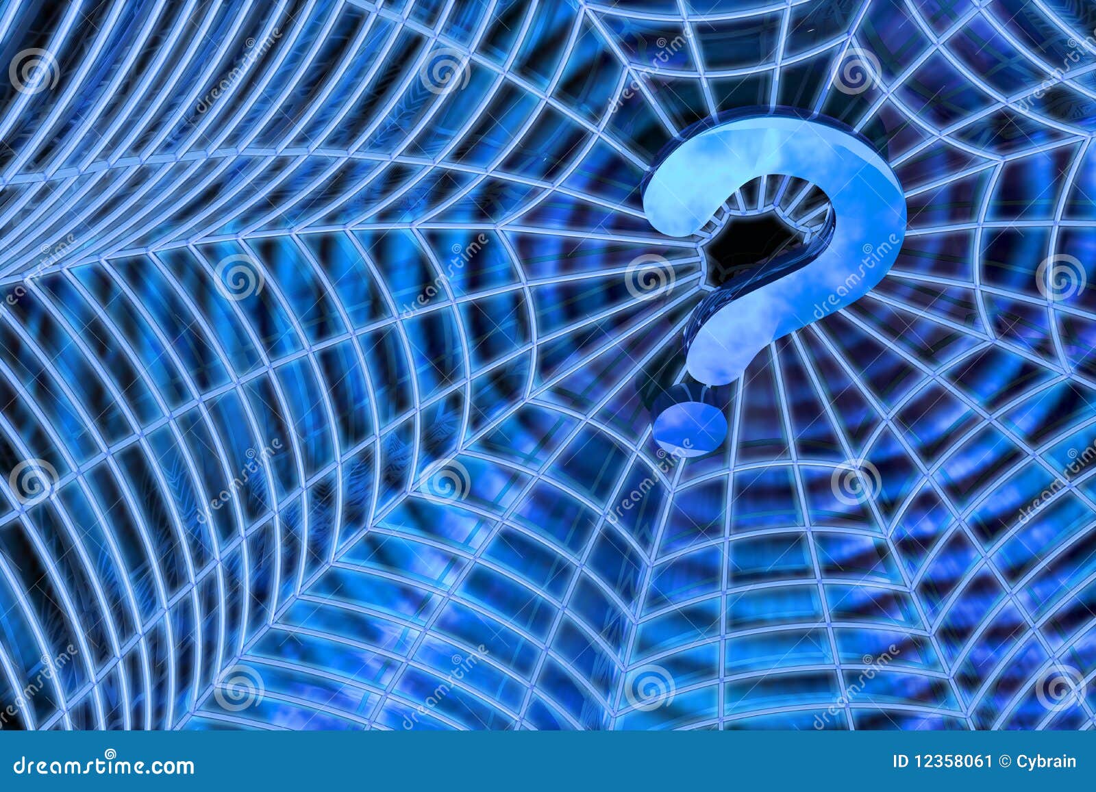 Web question stock illustration. Illustration of helix - 12358061