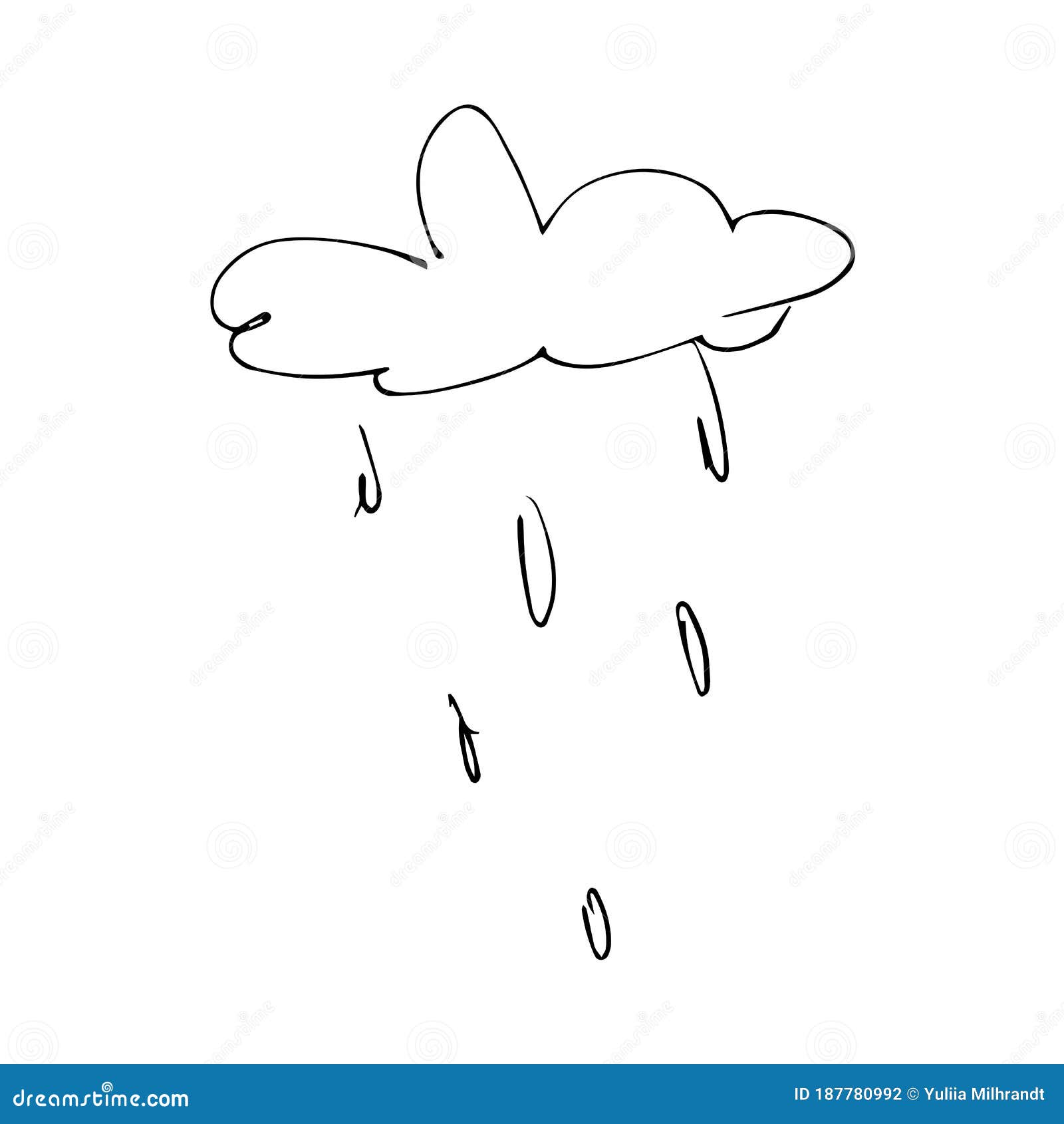 Rain Cloud Sketch