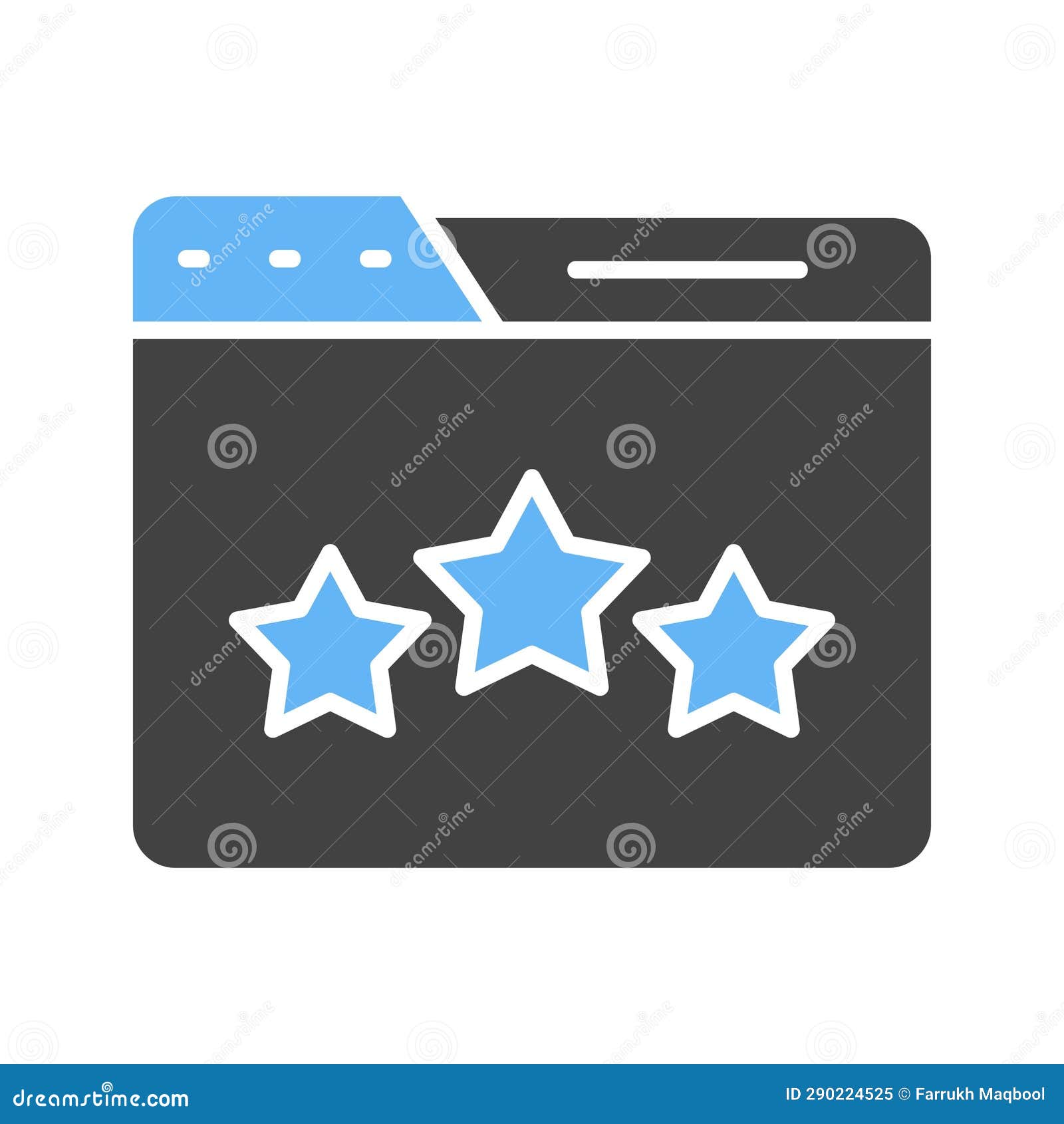 Web Rating Icon Image. stock vector. Illustration of webranking - 290224525