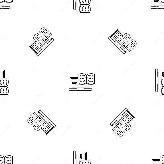 Web Reading Pattern Seamless Vector Stock Vector - Illustration of ...