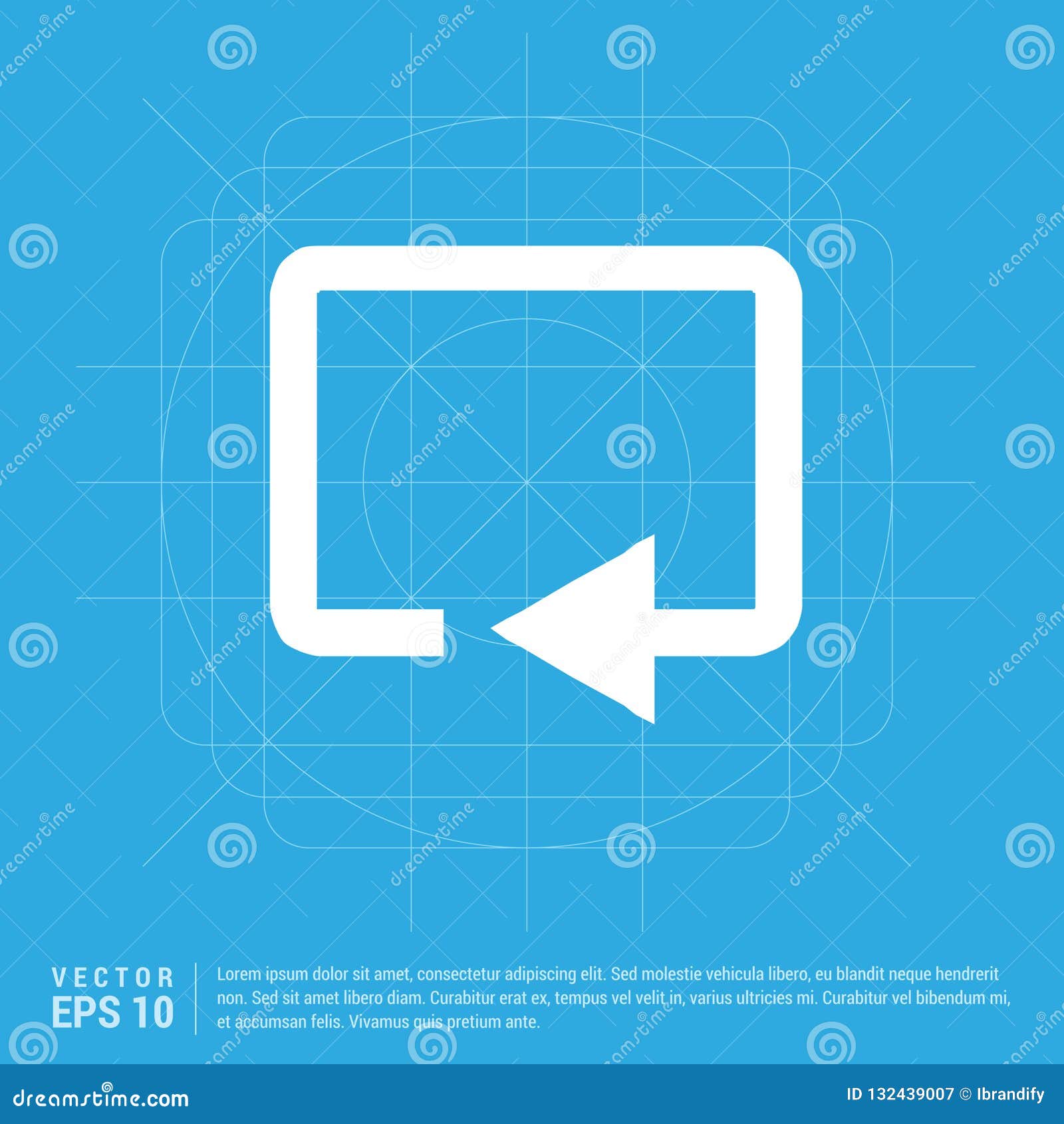 Web refresh icon stock vector. Illustration of info - 132439007