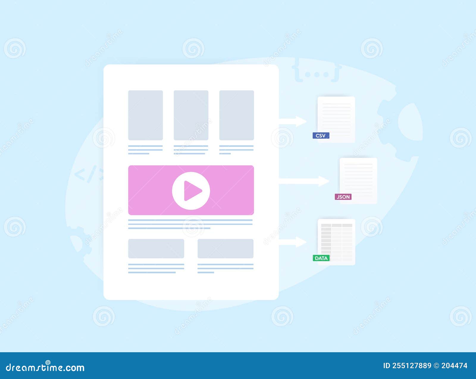 Website Scraping Isolated Cartoon Vector Illustrations. | CartoonDealer ...