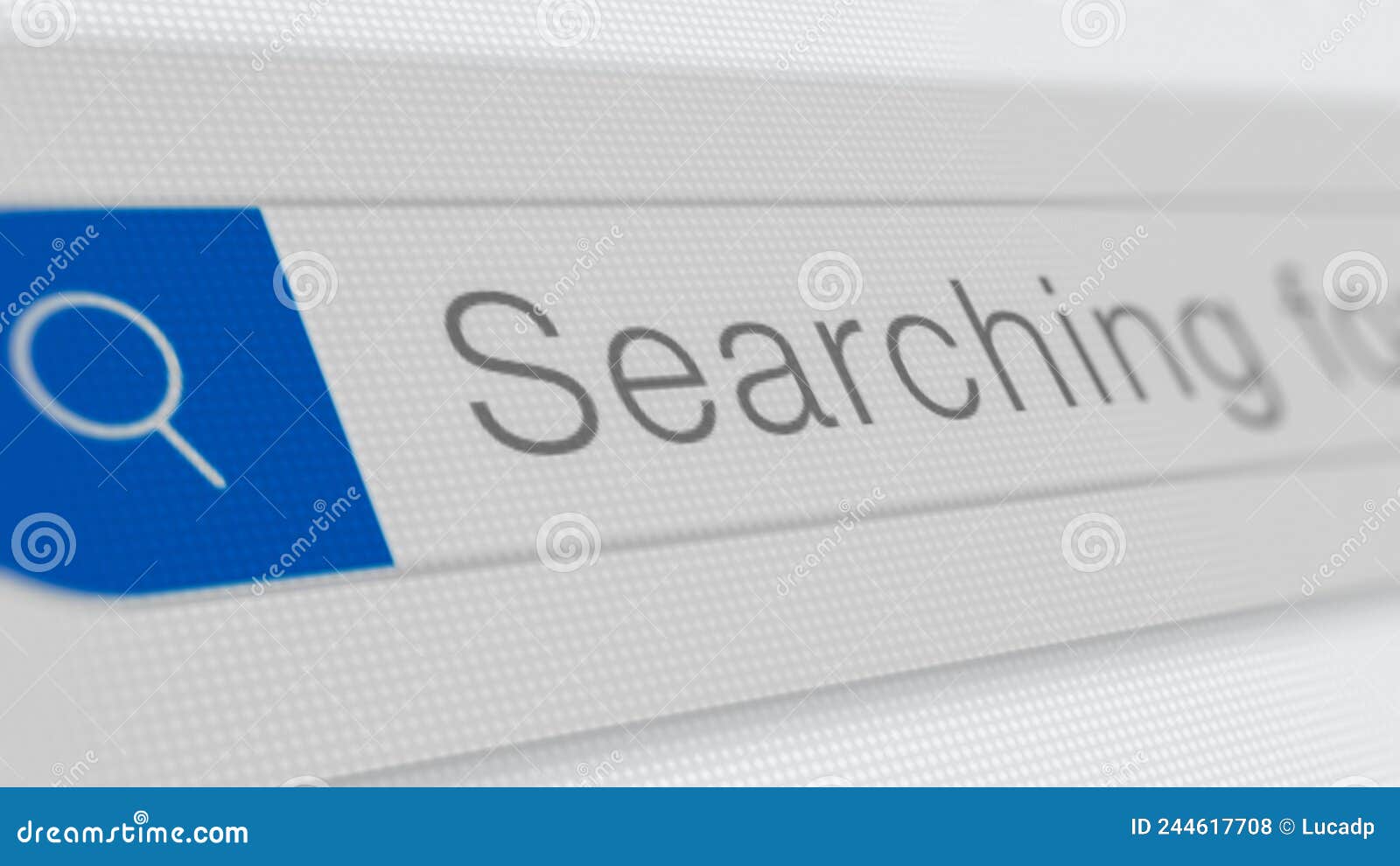Web search bar stock illustration. Illustration of field - 244617708