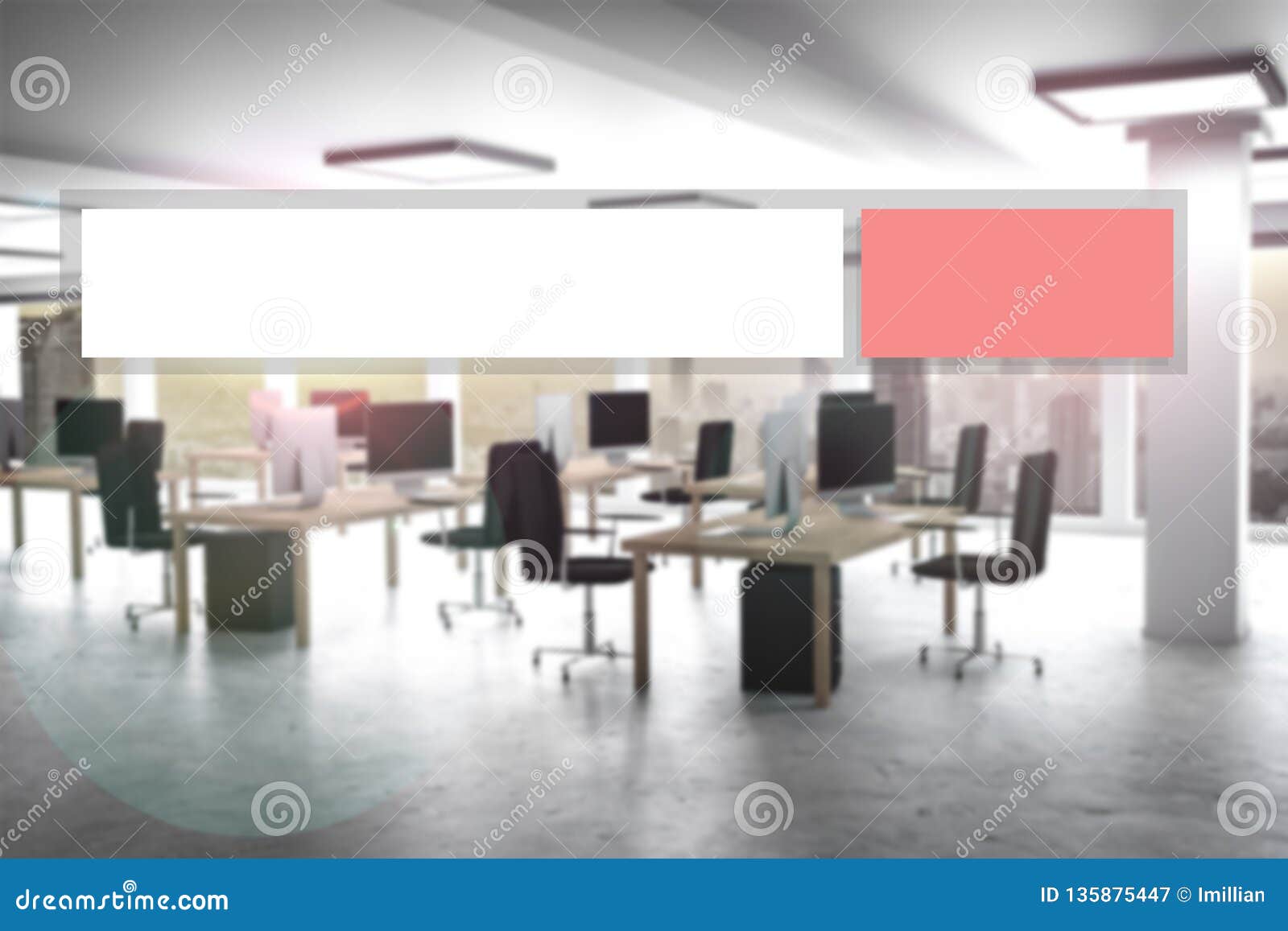 Web Search Bar Red Search Button Modern Office 3D Illustration Stock ...