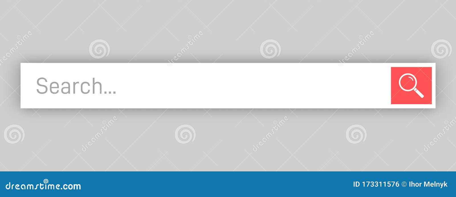 Search bar. Vector stock vector. Illustration of flat - 173311576