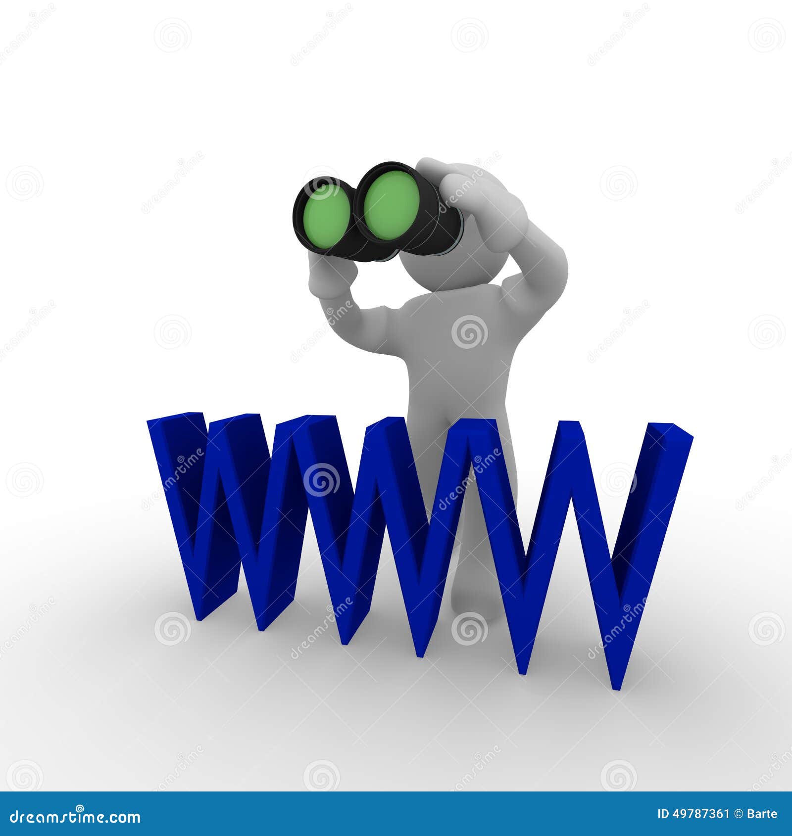 Web search stock illustration. Illustration of human - 49787361