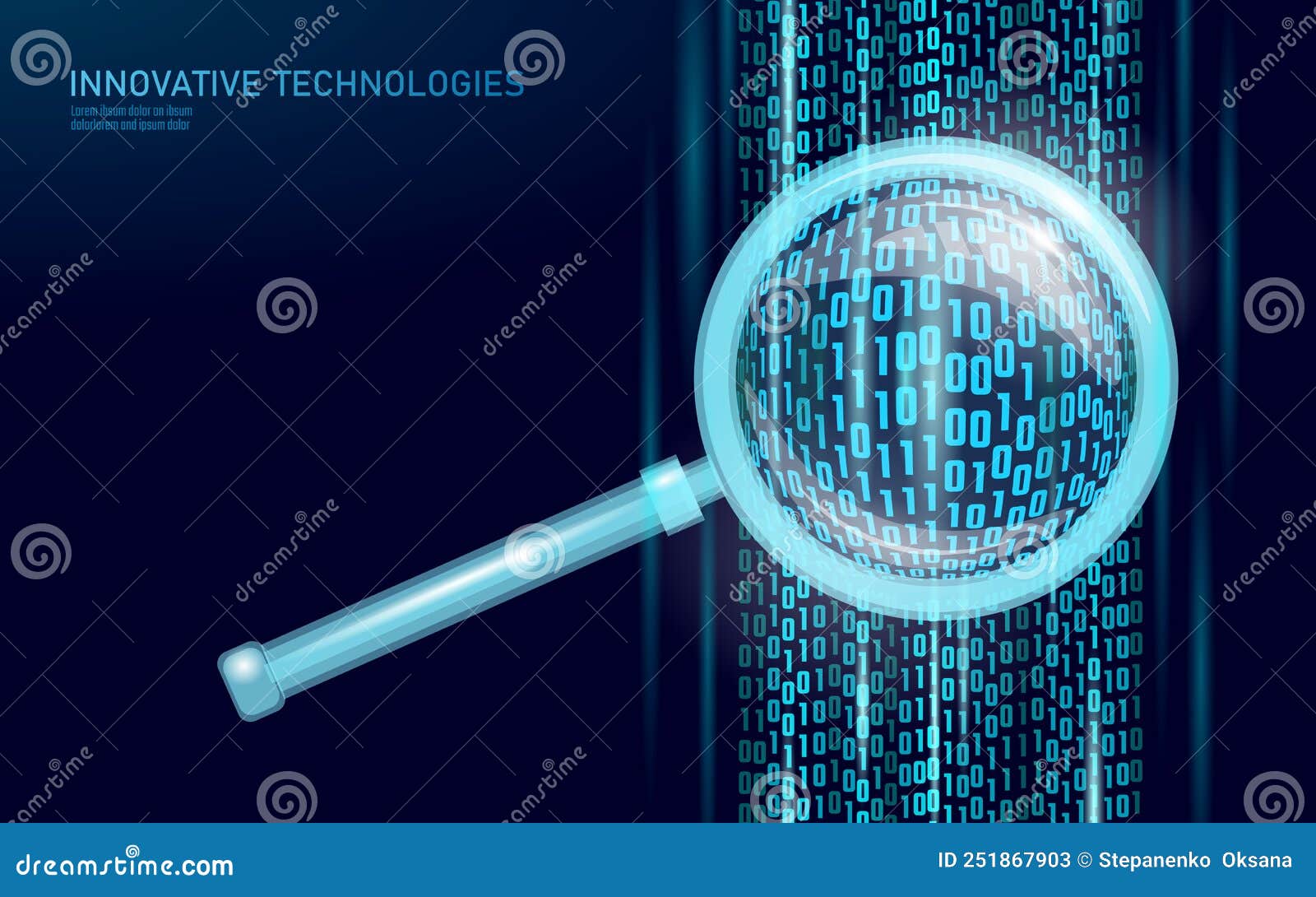 Analysis, Magnifier And Graph. Vector Illustration | CartoonDealer.com ...