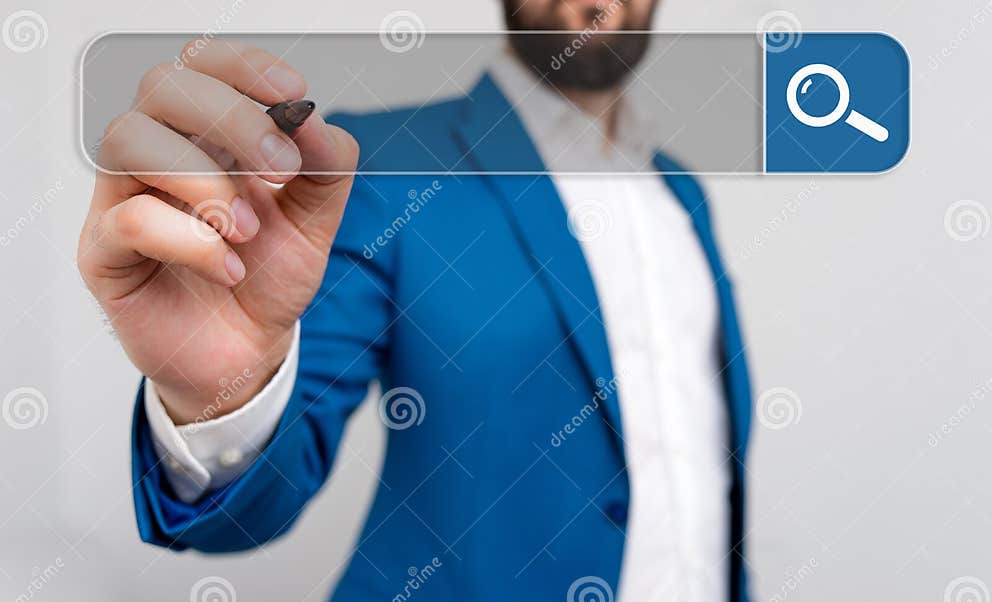 Web Search Data Information Futuristic Technology Infographic Element ...