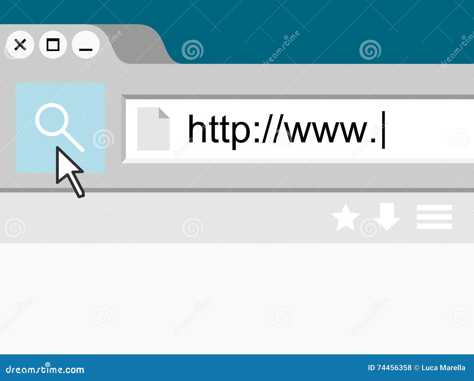 Web search stock vector. Illustration of google, bing - 74456358