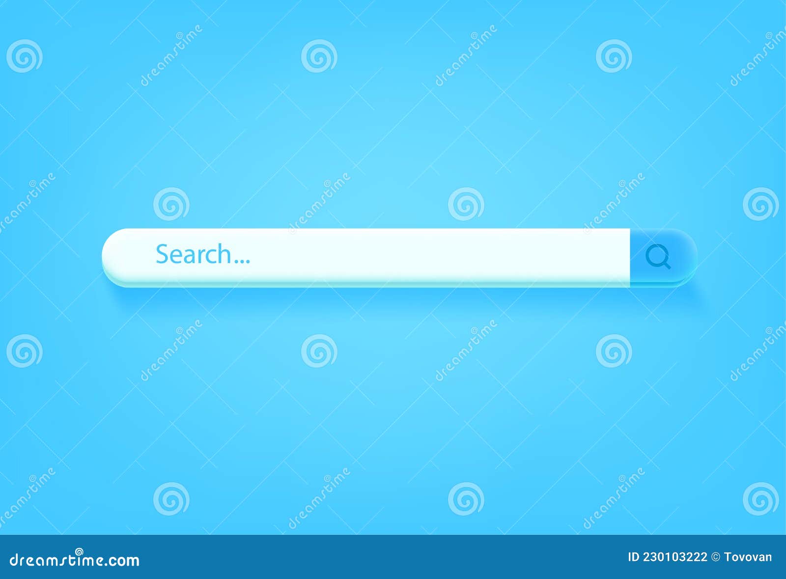 Web Searching Bar Illustration Stock Vector - Illustration of element ...