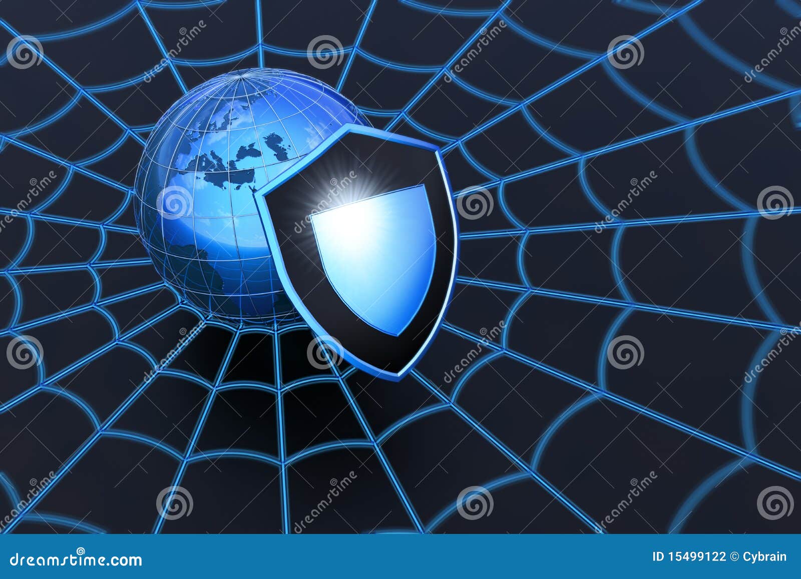 Web security stock illustration. Illustration of cyberspace - 15499122