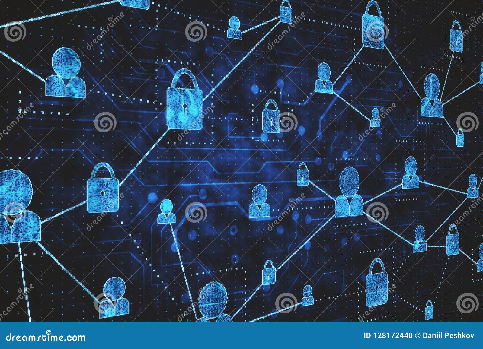 Web security concept stock illustration. Illustration of polygonal ...