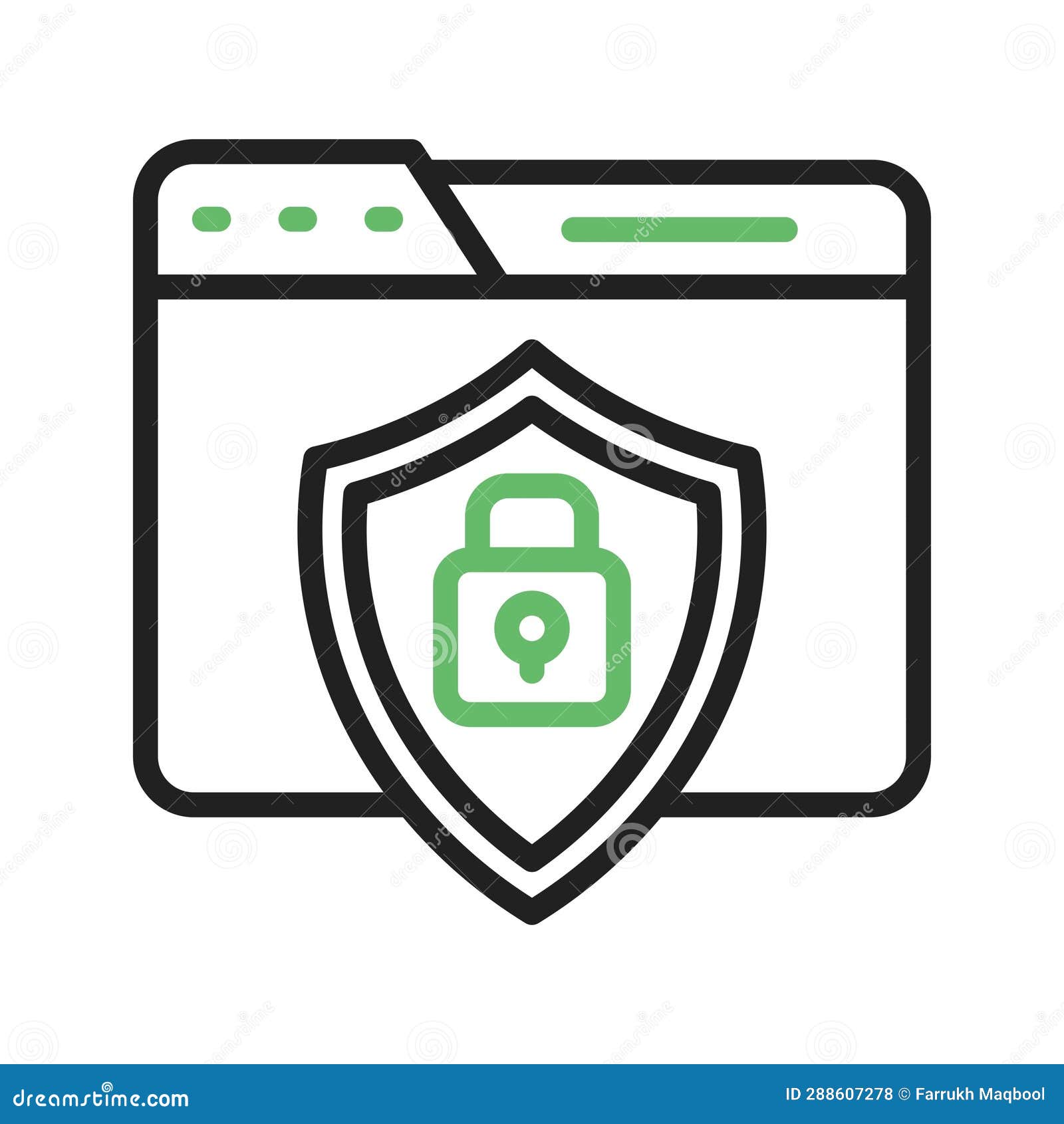 Web Security Icon Image. stock illustration. Illustration of line ...