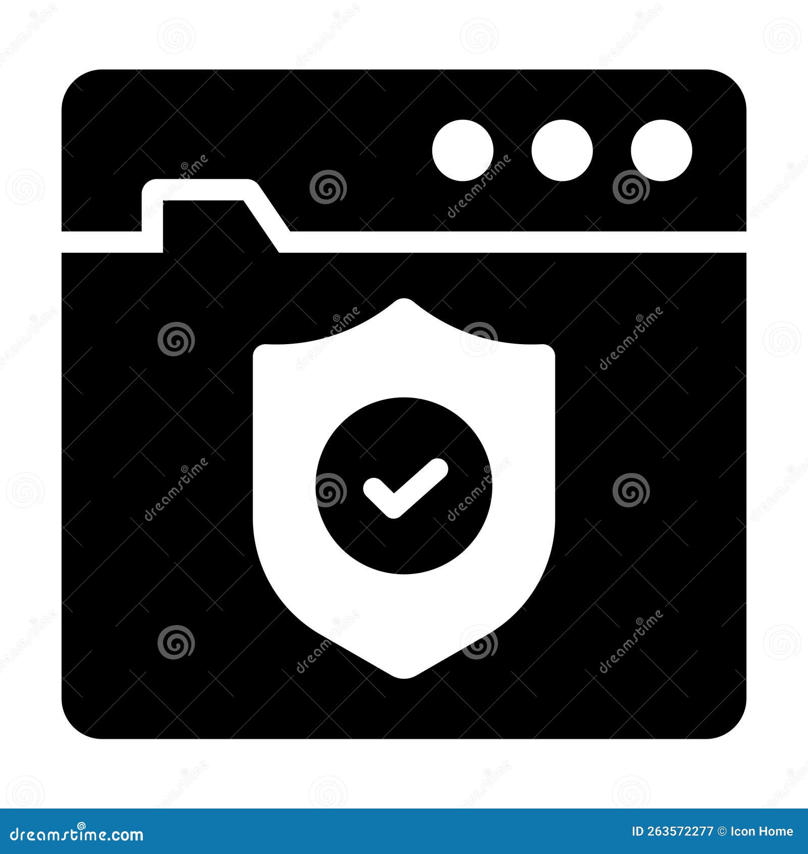 Web Security Icon Modern Illustration Stock Vector - Illustration of ...