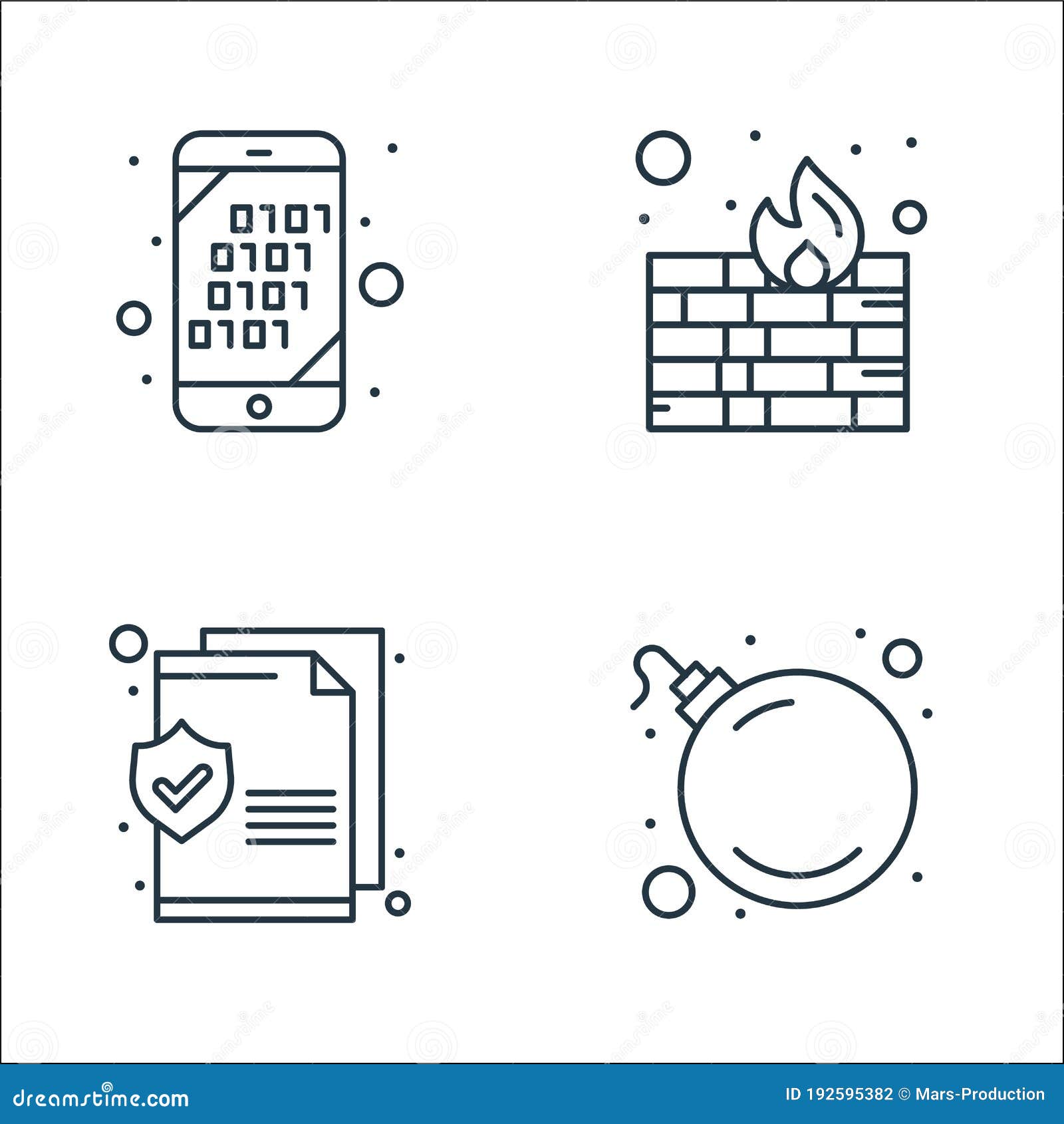 Firewalls Linear Icon. Modern Outline Firewalls Logo Concept On Vector ...