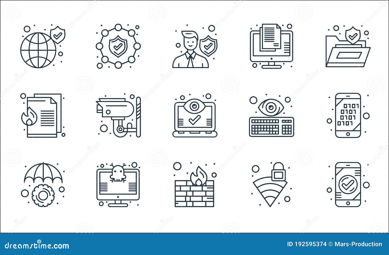 Firewalls Linear Icon. Modern Outline Firewalls Logo Concept On Vector ...