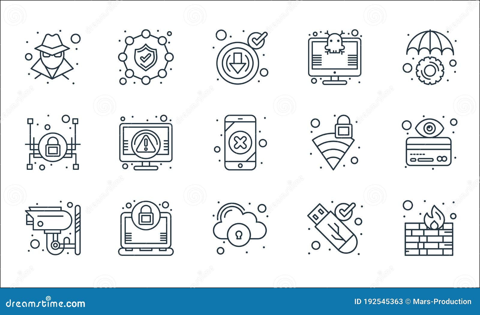 Firewalls Linear Icon. Modern Outline Firewalls Logo Concept On Vector ...
