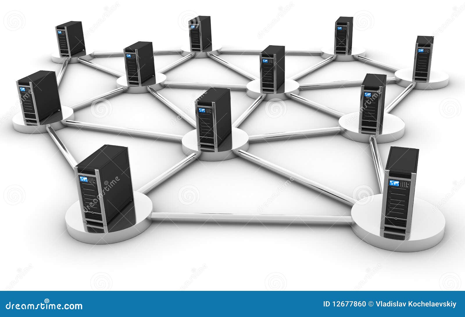 Web server stock illustration. Illustration of laptop - 12677860