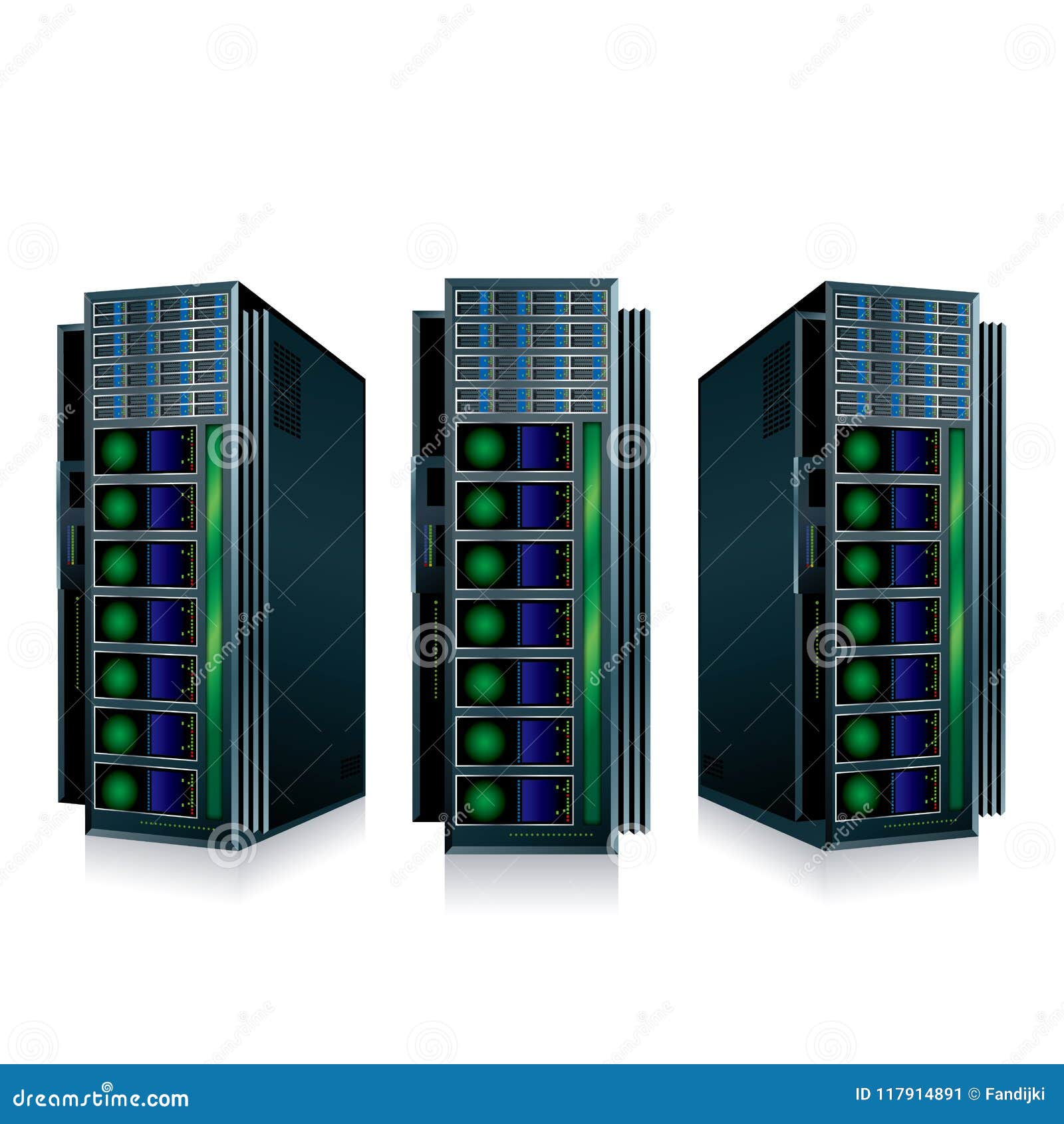 Web server dibujado vector ilustración del vector. Ilustración de ...