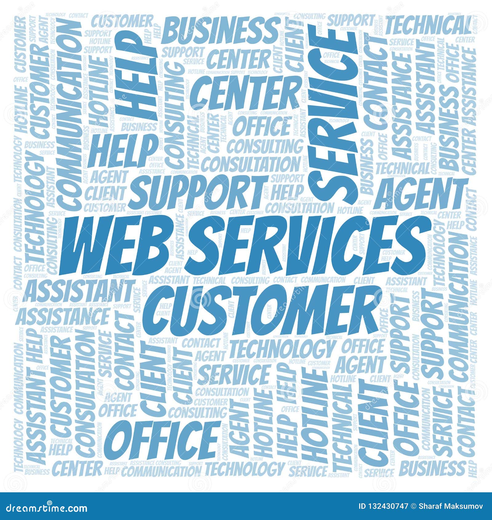 Web Services word cloud stock illustration. Illustration of word ...