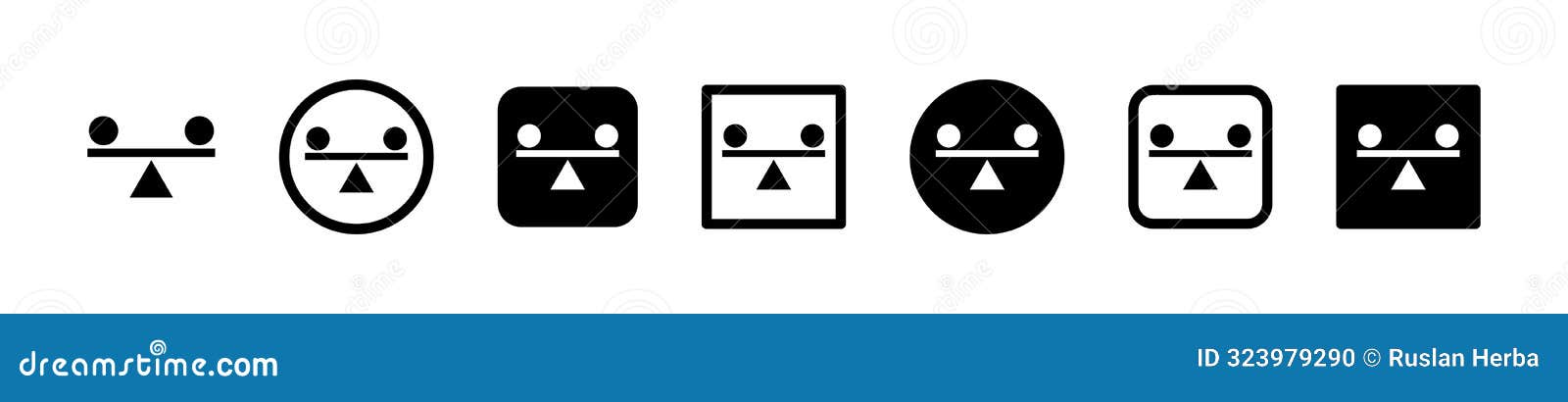 Set of Black Stability Icons. Balance Symbol Stock Illustration ... Set of Black Stability Icons. Balance Symbol Stock Illustration ...