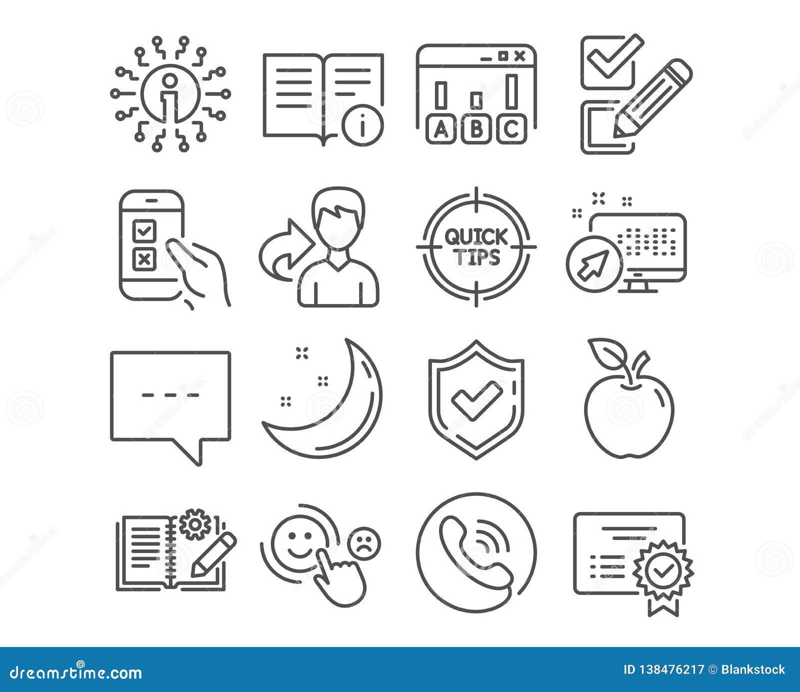 Blog, Survey Results And Mobile Survey Icons. Technical Info ...